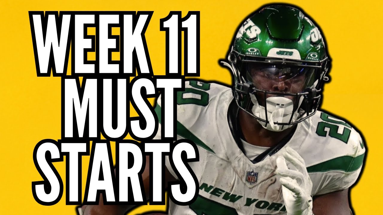 Fantasy Football Start/Sit Strategy for Week 11 (EVERY GAME) - YouTube