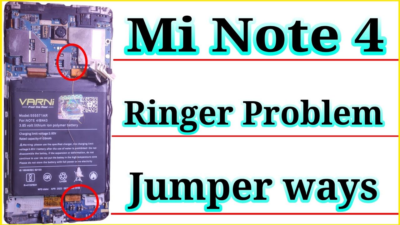 Mi Note 4 Ringer Problem || Mi Note 4 Speaker Not Working || Ringer ...