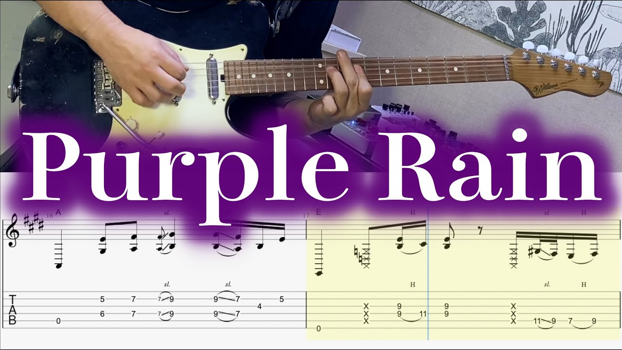Prince - Purple Rain by Funkyman + TABs - YouTube