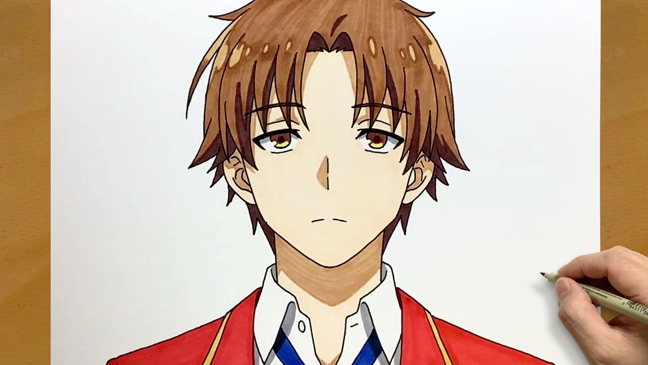 Learn to Draw Kiyotaka Ayanokoji | Anime Drawing Step by Step - YouTube