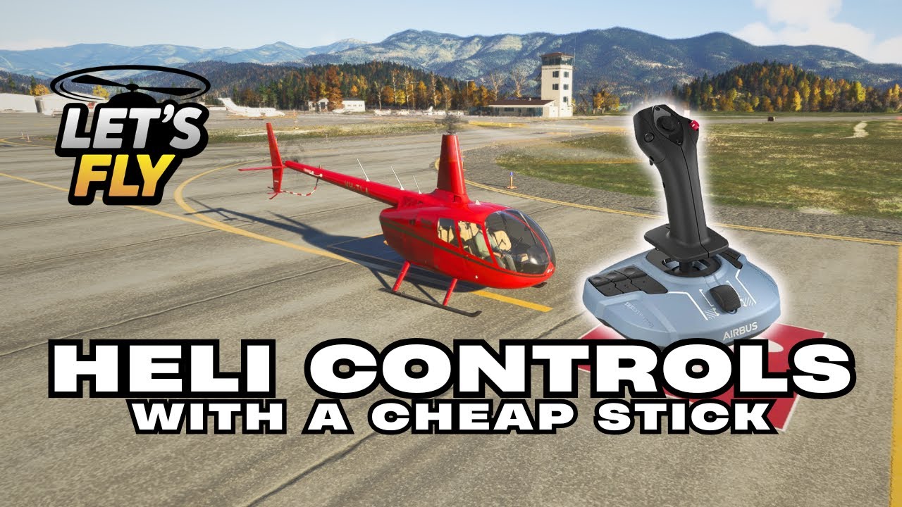 Cheap joysticks with helicopters in MSFS 2024 - YouTube