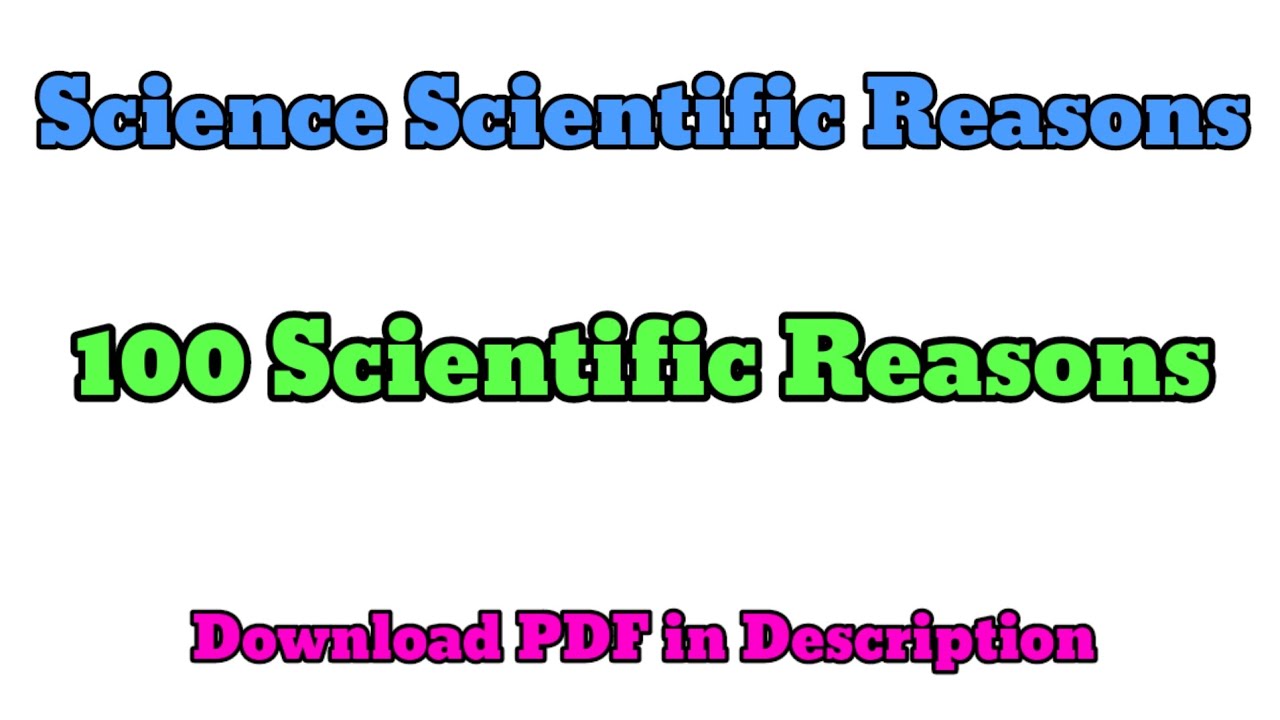 10th Scientific reasons | 10th Give scientific reasons | list of ...