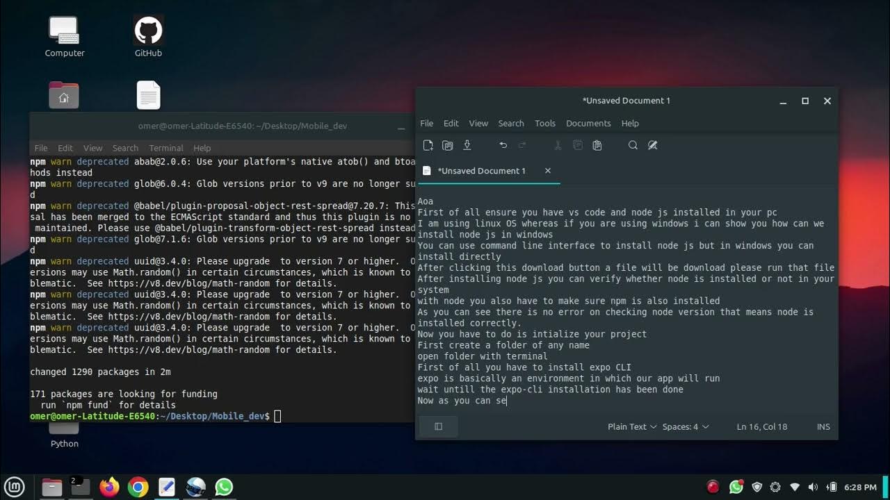 How to Install Node.js and Set Up React Native with Expo for Mobile Development - YouTube