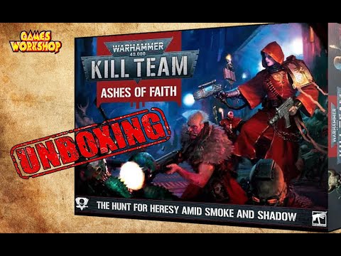 Warhammer 40k / Kill Team / Ashes of Faith / Unboxing - YouTube