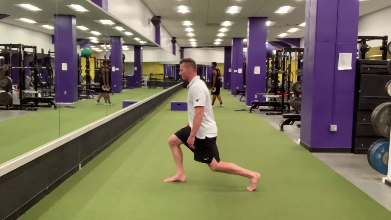 1 and 1/2 Split Squat - YouTube