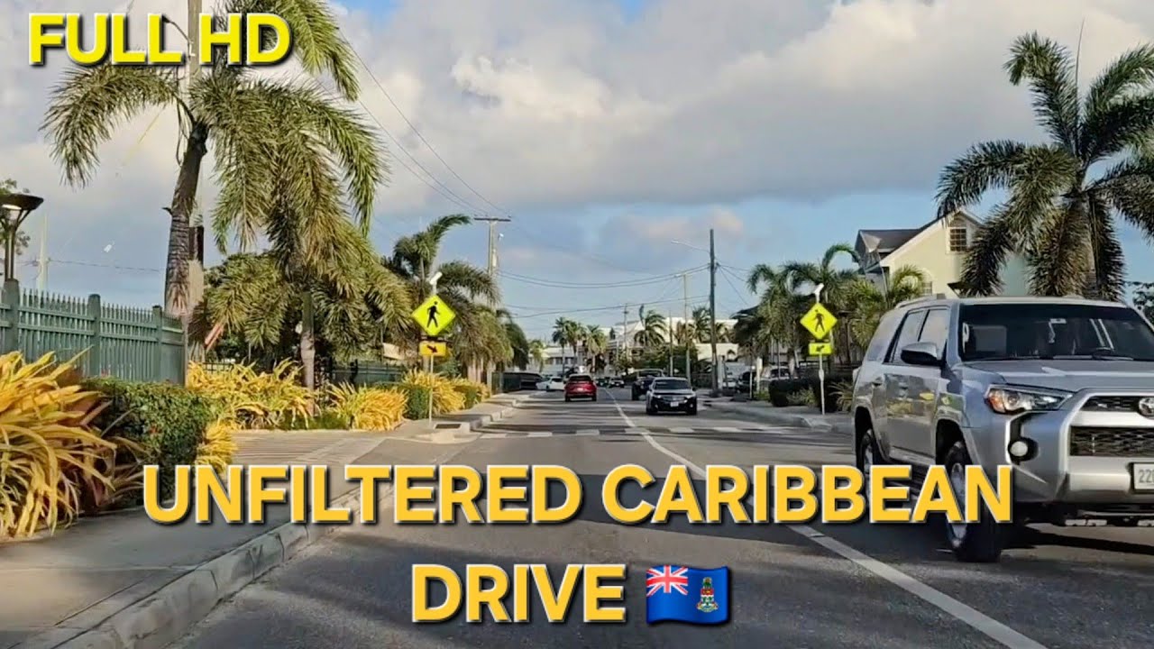 "Unfiltered Caribbean Drive 🌴 | Real-Time Cayman Islands Road Trip POV ...