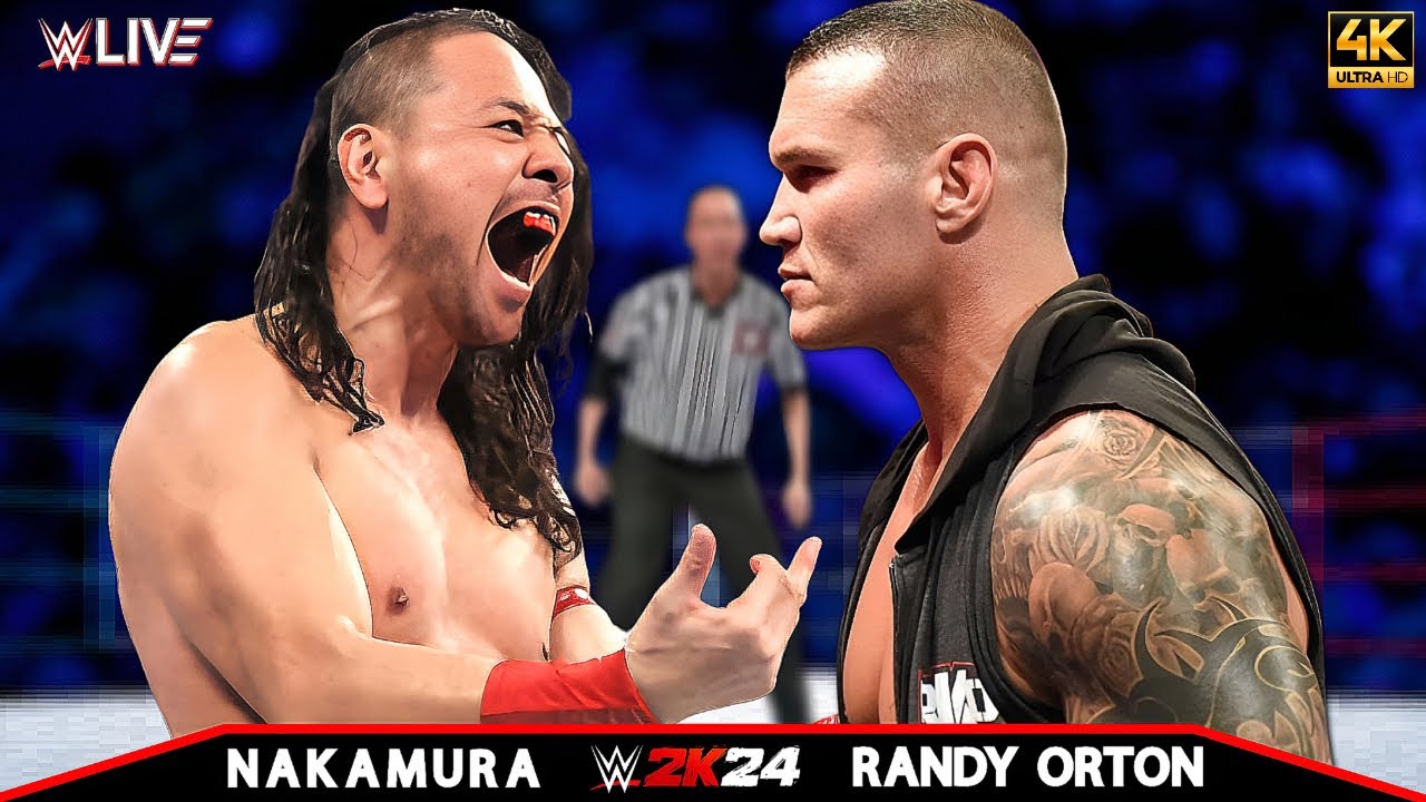 Shinsuke Nakamura v.s Randy Orton | No Holds Barred Match | BAD BLOOD ...