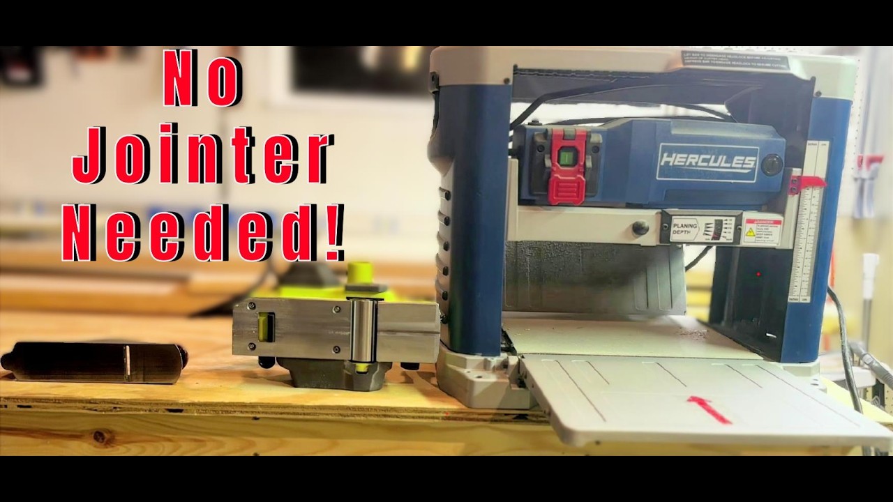 How to Flatten Wood Without a Jointer (Budget-Friendly Method!) - YouTube