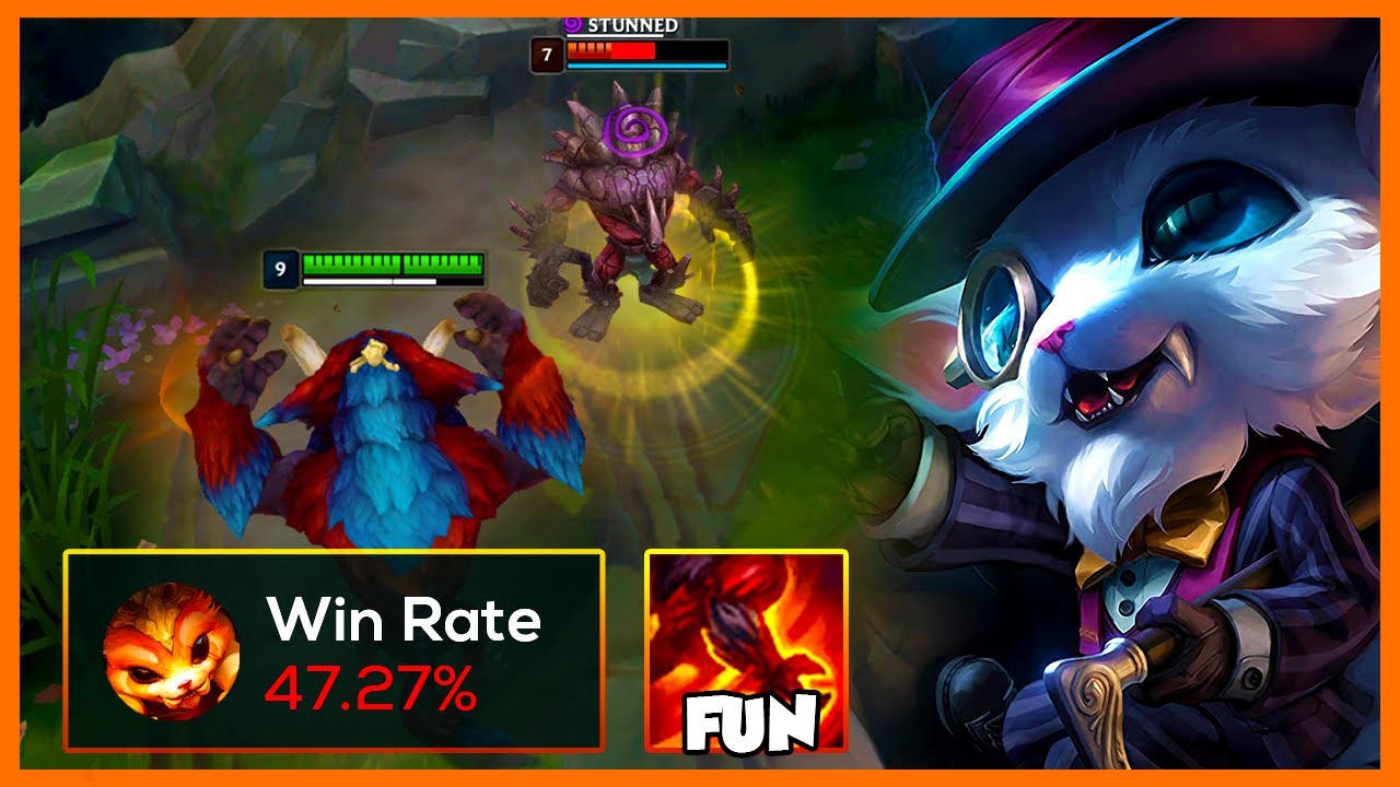 Statistically he's one of the worst top laners, but he's SO FUN ...