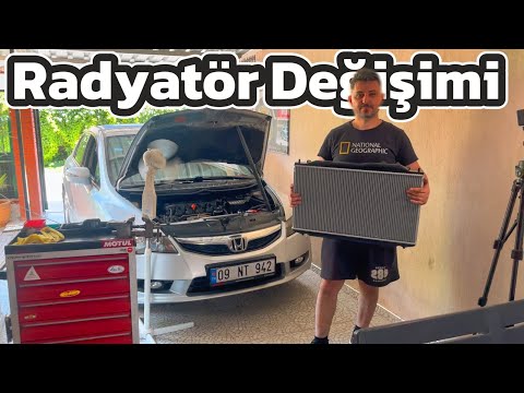 Su Eksiltme Sorunu Teşhisi ve Detaylı Radyatör Değişimi Civic Fd6