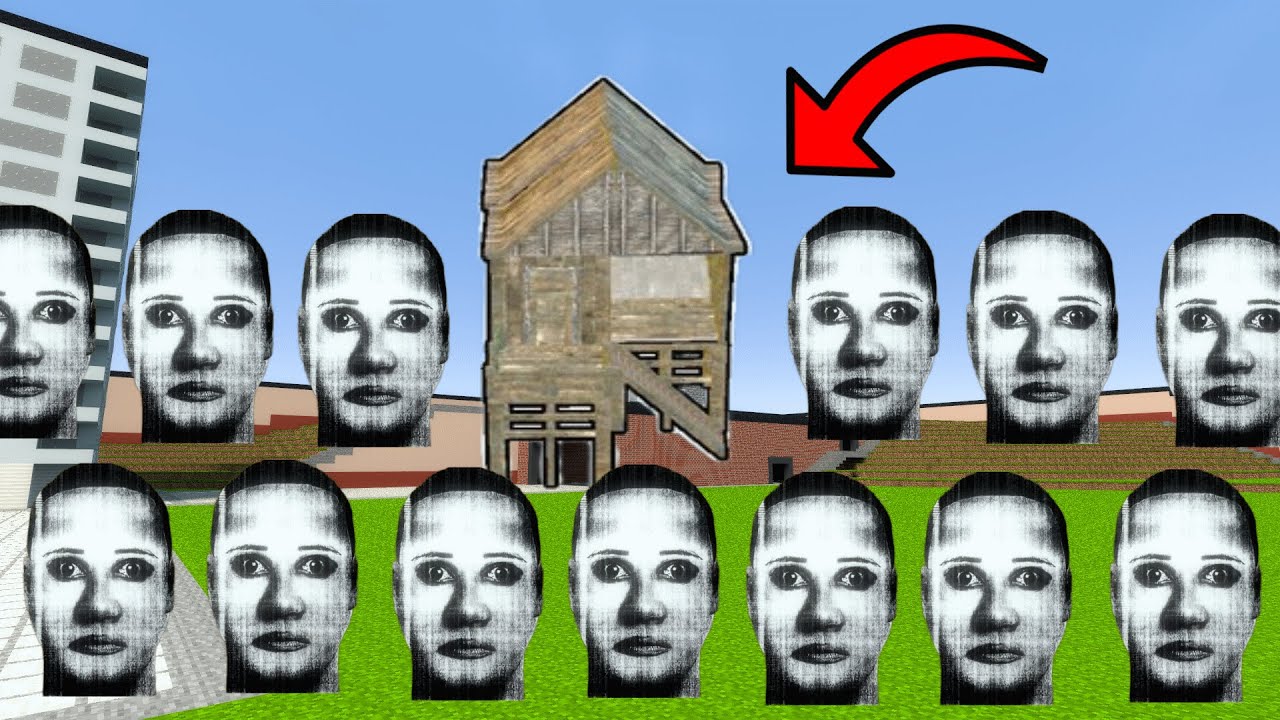Selene Family Vs Buildings Nextbots Gmod Minecraft - YouTube
