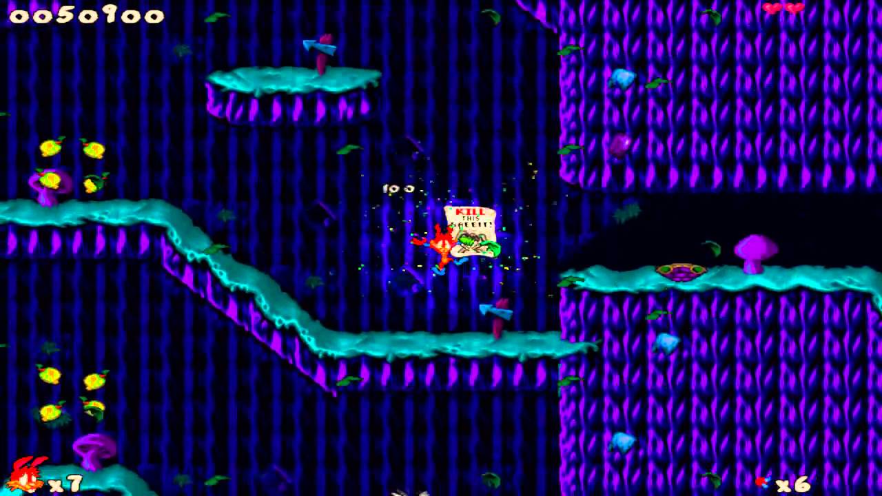 Jazz Jackrabbit 2 Shareware, Diamondus Stage - YouTube