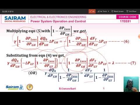 Lecture Video2_17EE81_Module-2_Short Term HydroThermal Scheduling using Penalty Factors_R ...