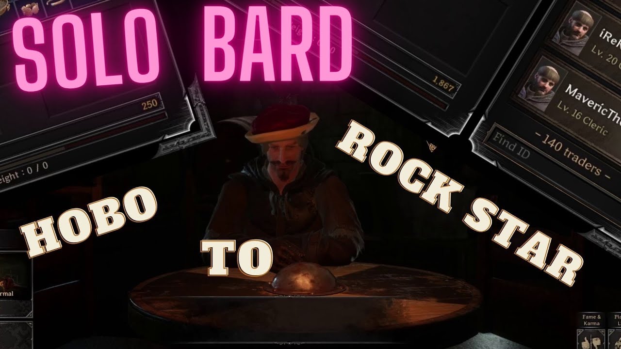 Solo Bard Pro Naked - Dark and Darker - Road to Rockstar - YouTube