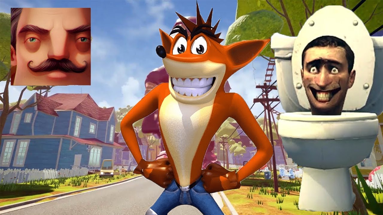 Crash Bandicoot Hello Neighbor - New Neighbor BIG Crash Bandicoot Final ...
