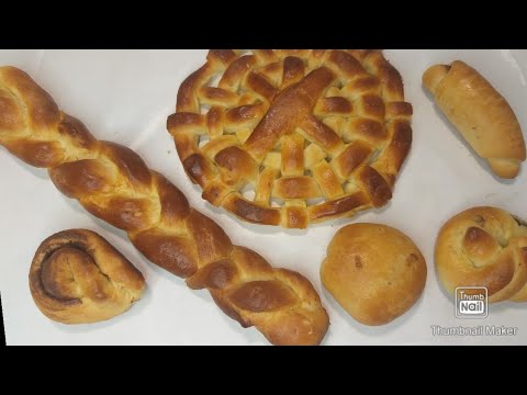 6 Basic Bread Designs (Bread Shaping) - YouTube