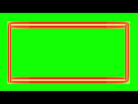 Neon Facecam Frame Green Screen Facecam Border