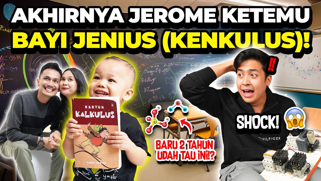 JEROME KAGET KETEMU BAYI JENIUS VIRAL (KENKULUS)!! UMUR 2 TAHUN HAFAL ...