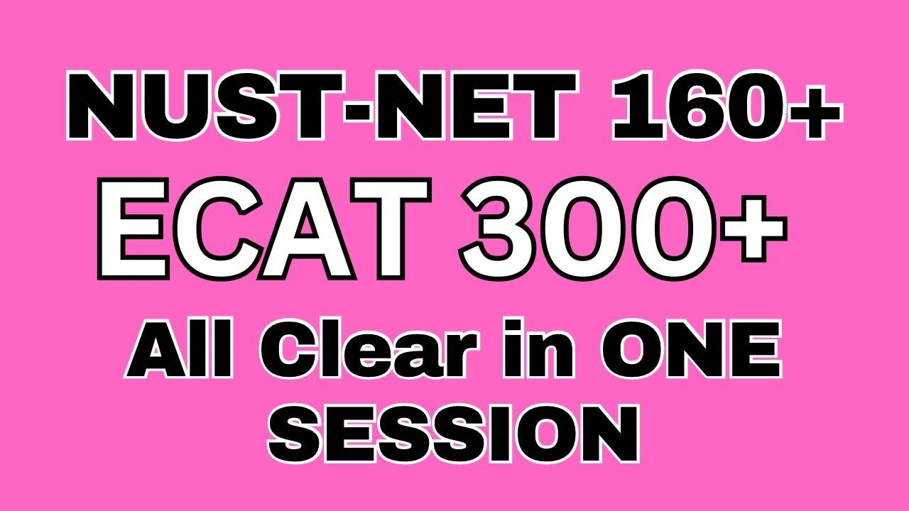 How to Prepare NUST NET 3 I NUST NET Test Preparation I ECAT 2024 ...