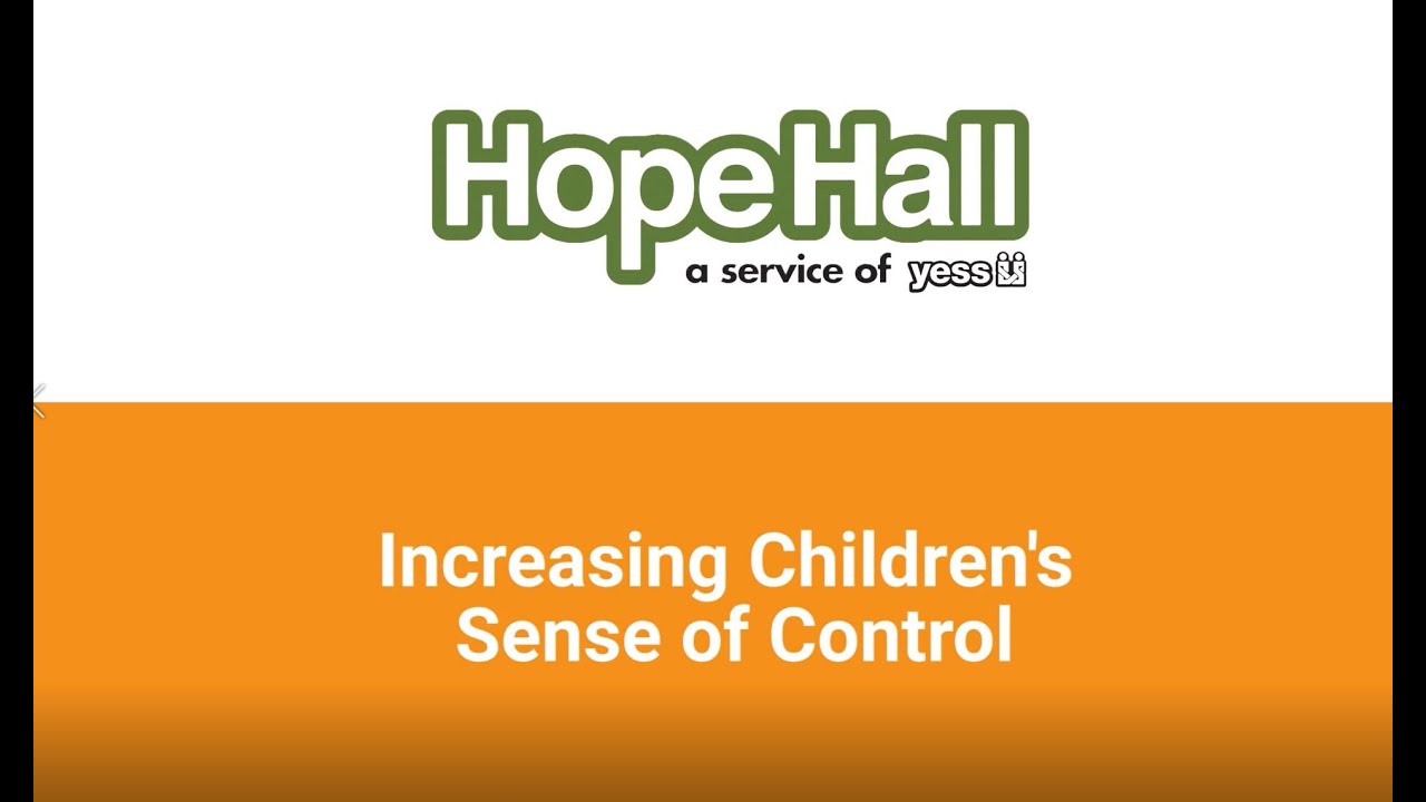 Increasing Children's Sense Of Control - YouTube
