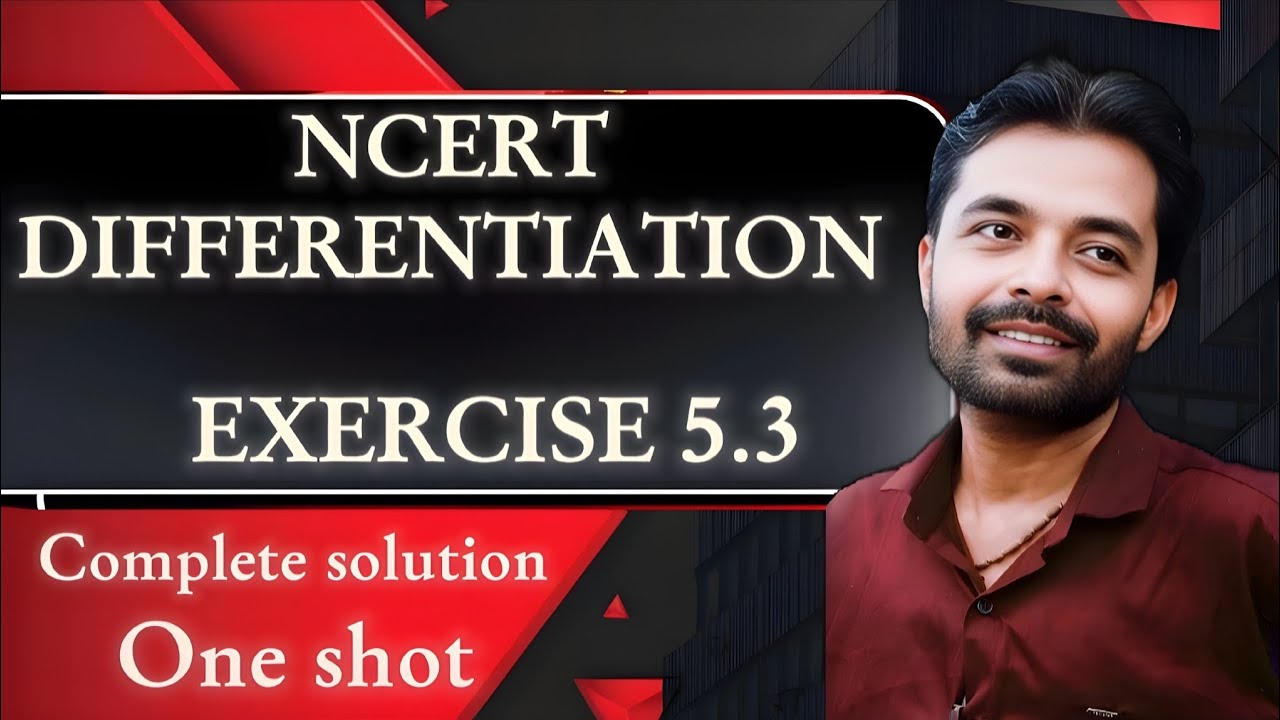 Differentiation Exercise 53 Solution Class 12th Cbse Board 2619