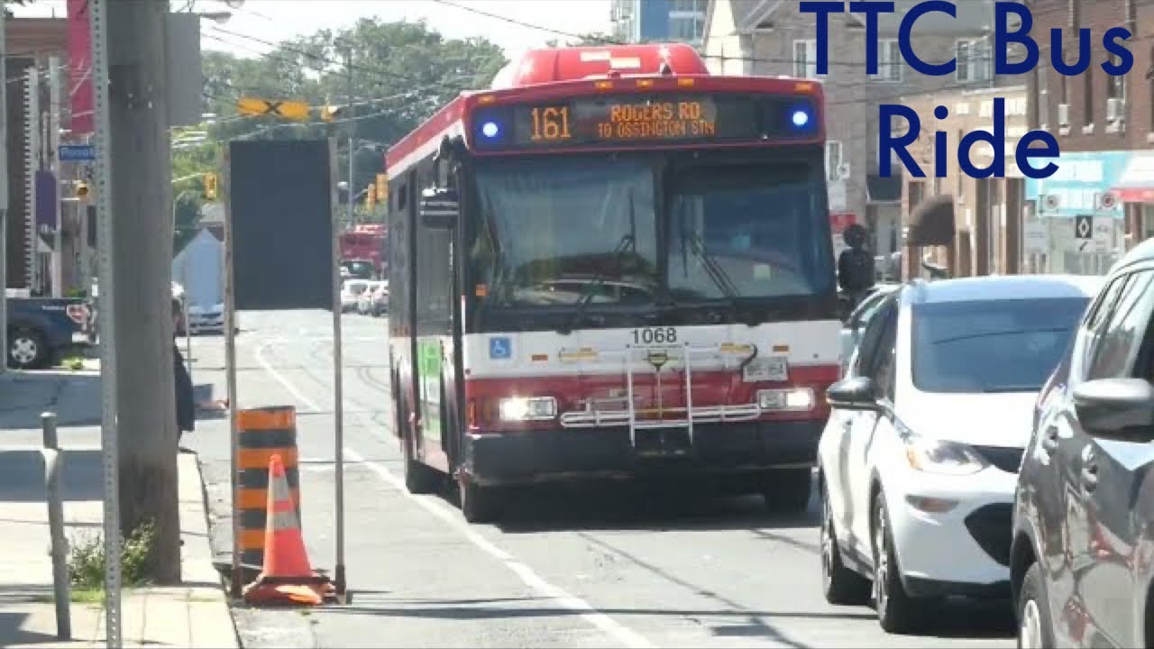 Toronto TTC 161 Rogers Road Bus Ride From Rogers/Silverthorn to ...