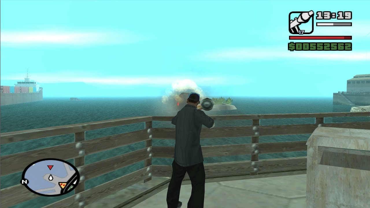 Pier 69 with a 4 Star Wanted Level - Syndicate Mission 8 - GTA San ...