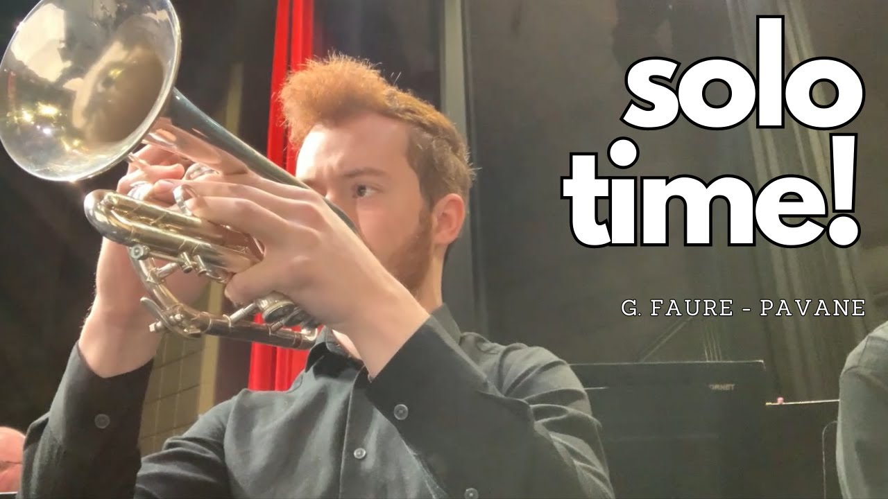 Faure's Breathtakingly Beautiful "PAVANE" | Cornet Solo Cam in Brass Band! - YouTube