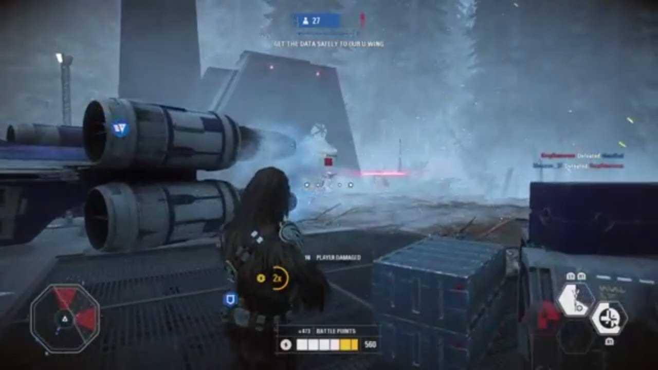 STAR WARS Battlefront II Rebel Officer,Wookie Warrior Gameplay In A ...