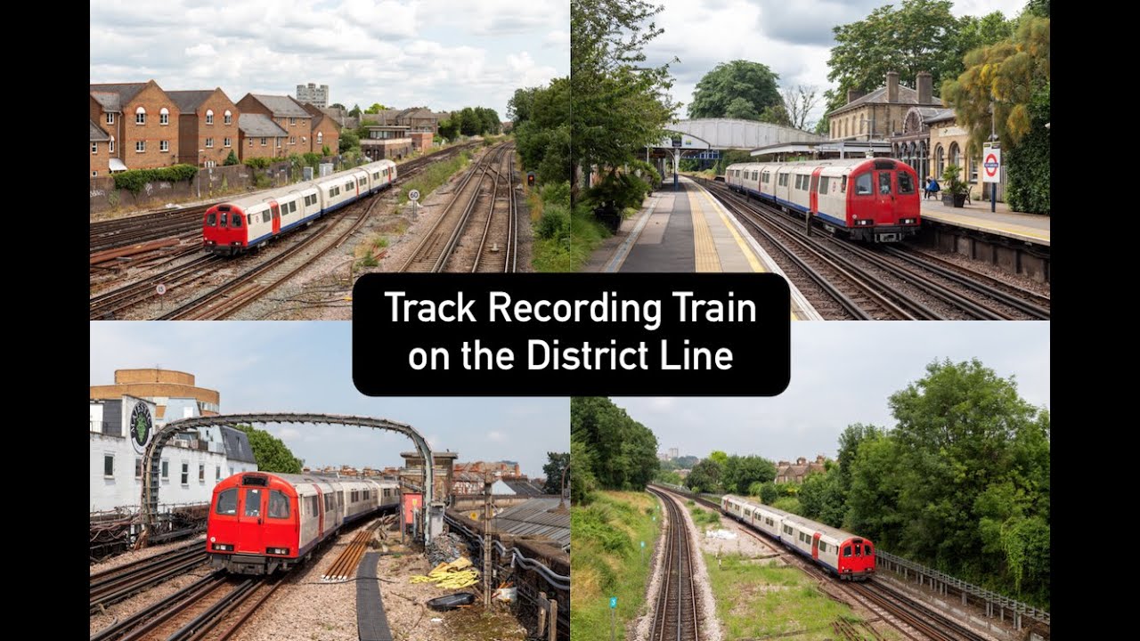(HD) London Underground 1960 Stock Track Recording Train on the ...