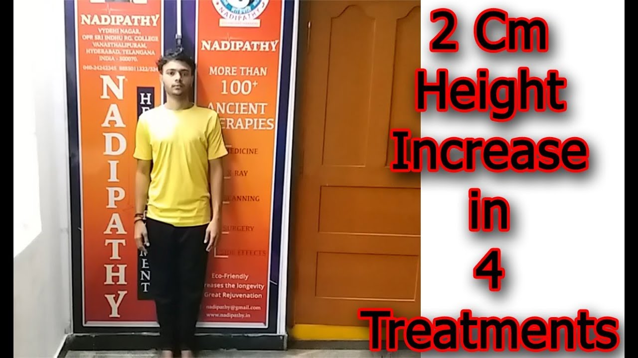 2 Cm Height Increase in 4 Treatments @Nadipathy - YouTube