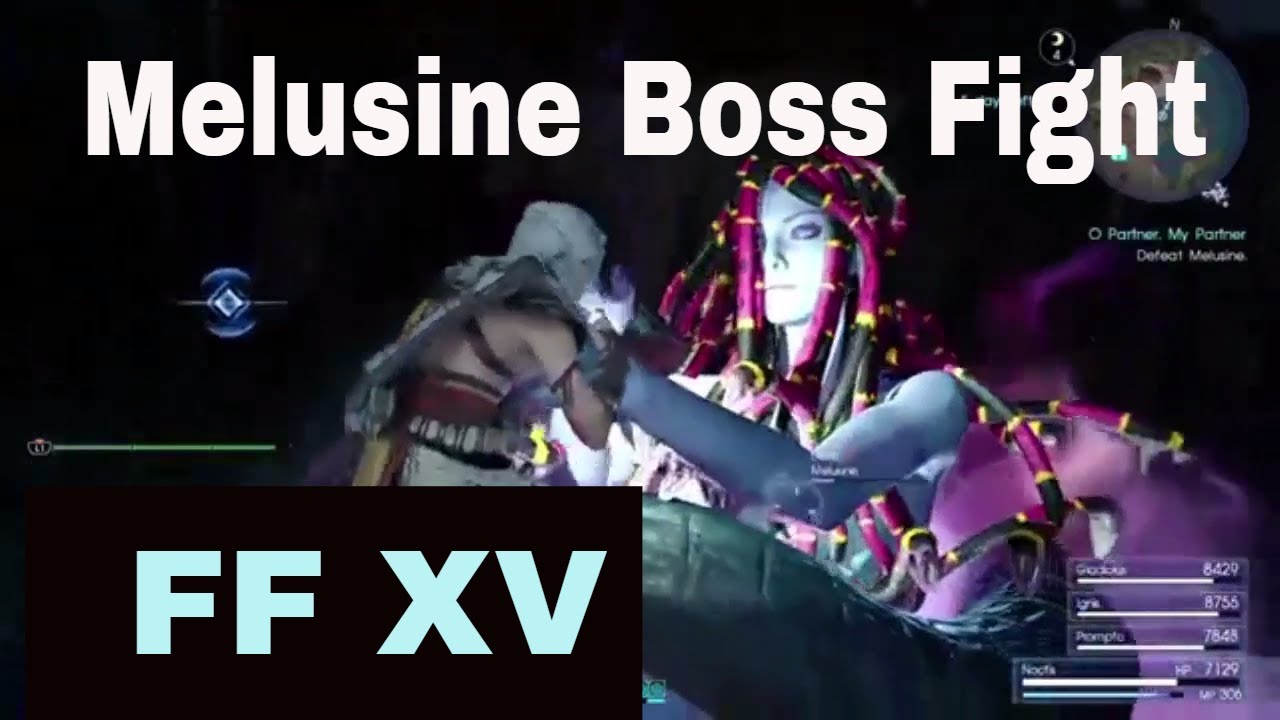 Final Fantasy XV - Melusine Boss Fight - YouTube