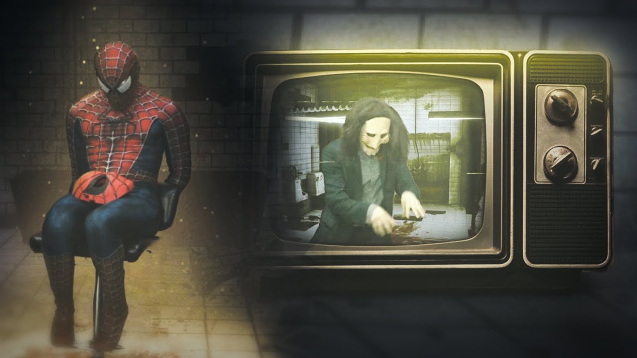 Spider-Man Gets Kidnapped by Saw (Director's Cut) | Jerma Green Screen ...