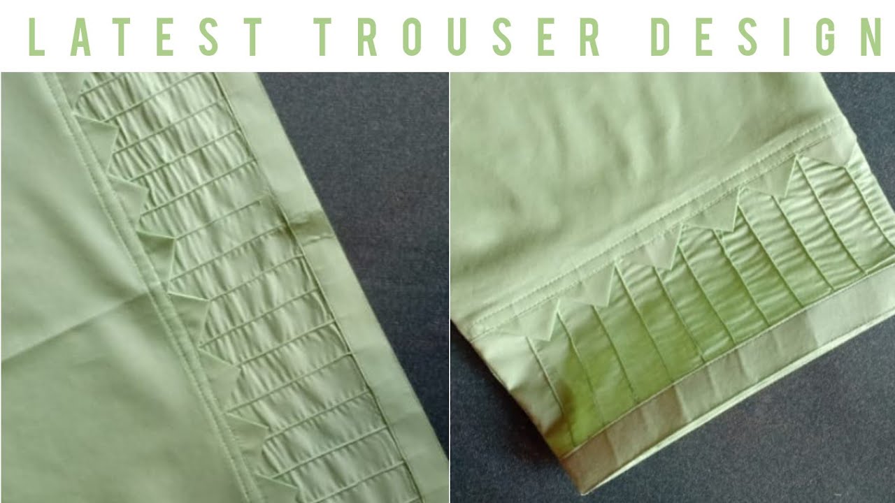 Beautiful trouser design | latest & trendy trouser design | Capri pant ...