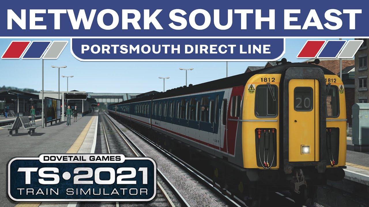 TS2021 Portsmouth Main Line Class 423 ‘4VEP’ EMU Network Southeast Time ...