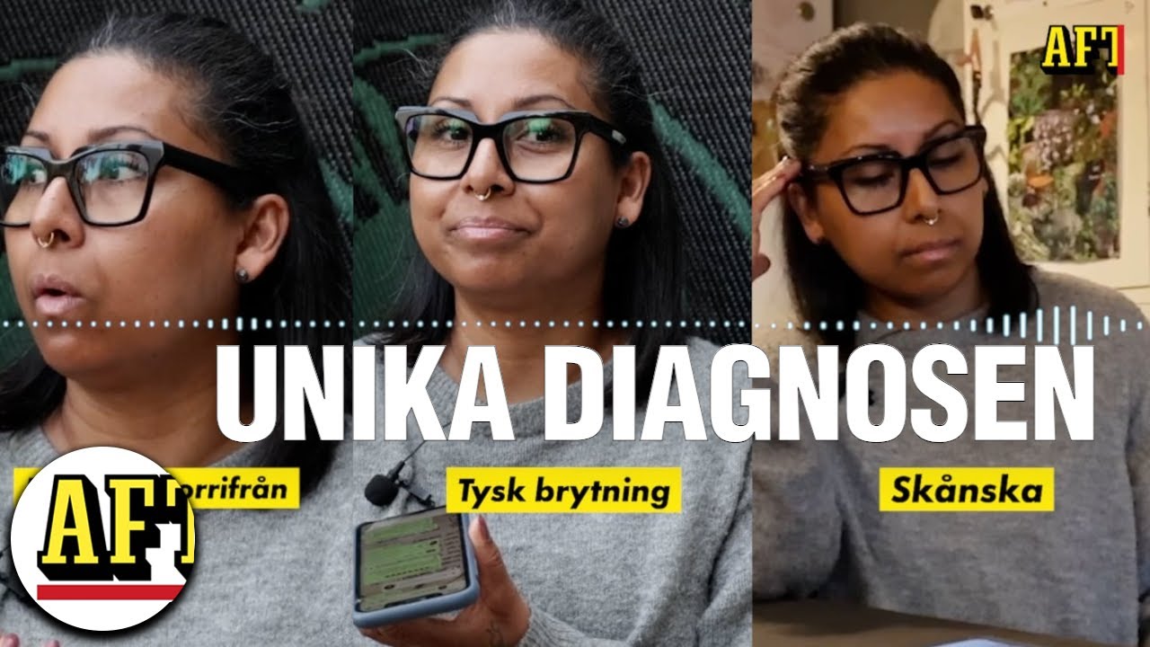 Josefin Swan har unika diagnosen – bytt dialekt flera gånger på ett år - YouTube