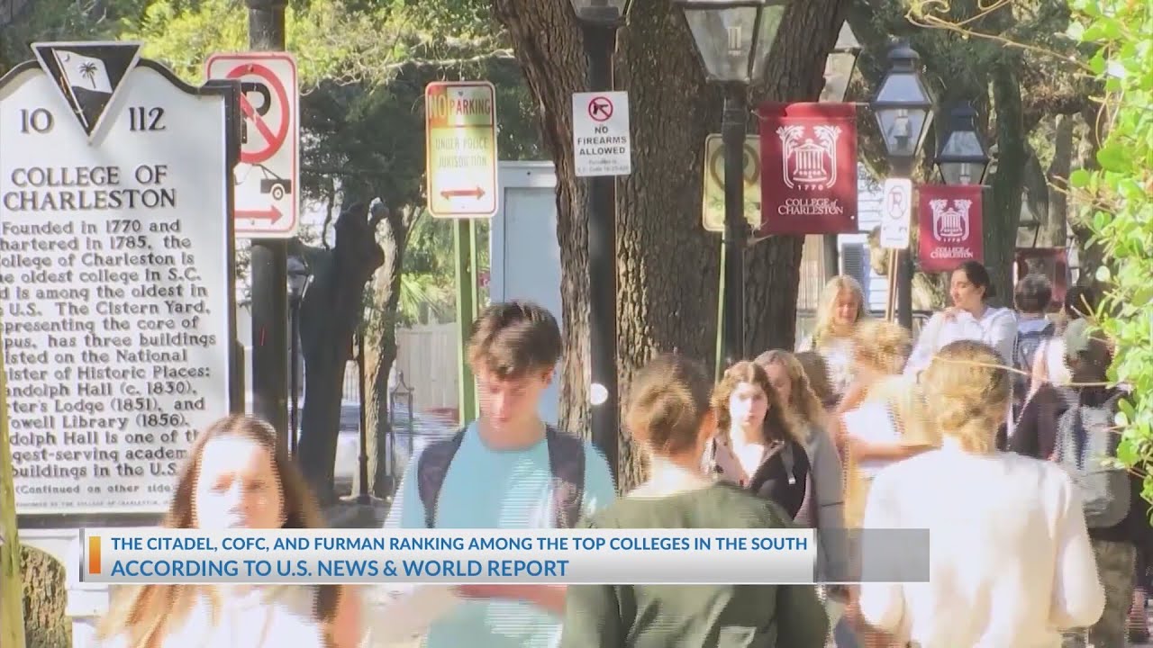 The Citadel, CofC, and Furman ranking among top colleges in the south ...
