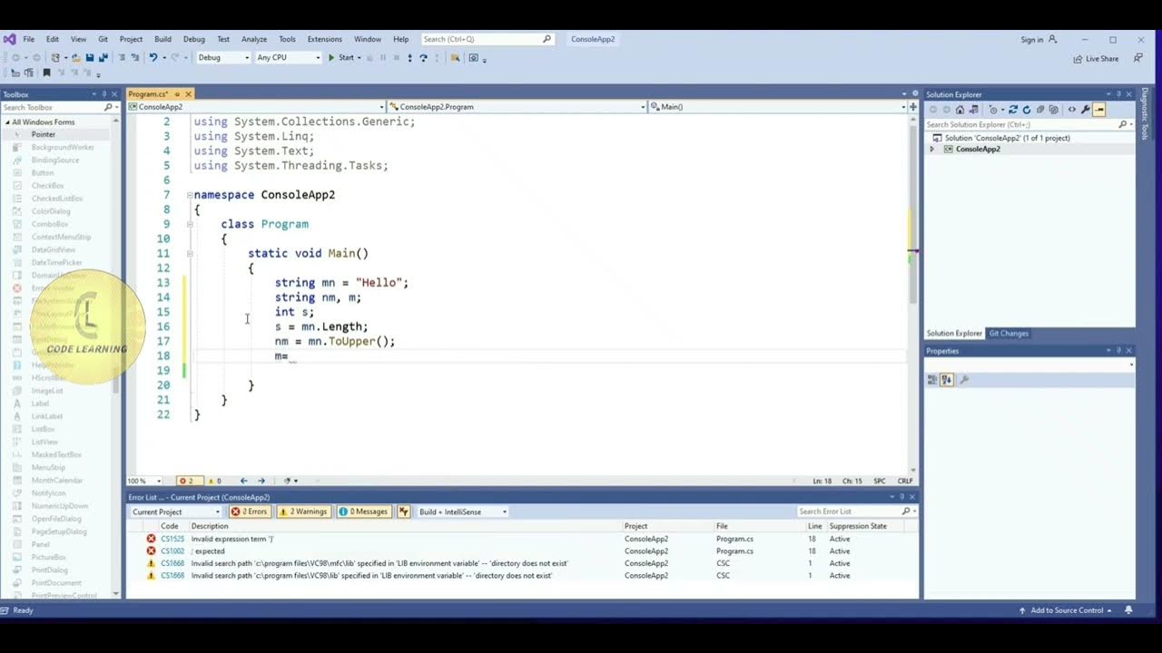 C String Functions Codelearning Youtube