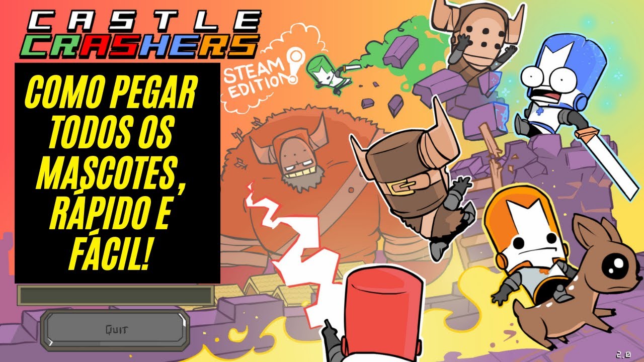 Como pegar todos os pets em Castle Crashers (ATUALIZADO 2021) - YouTube