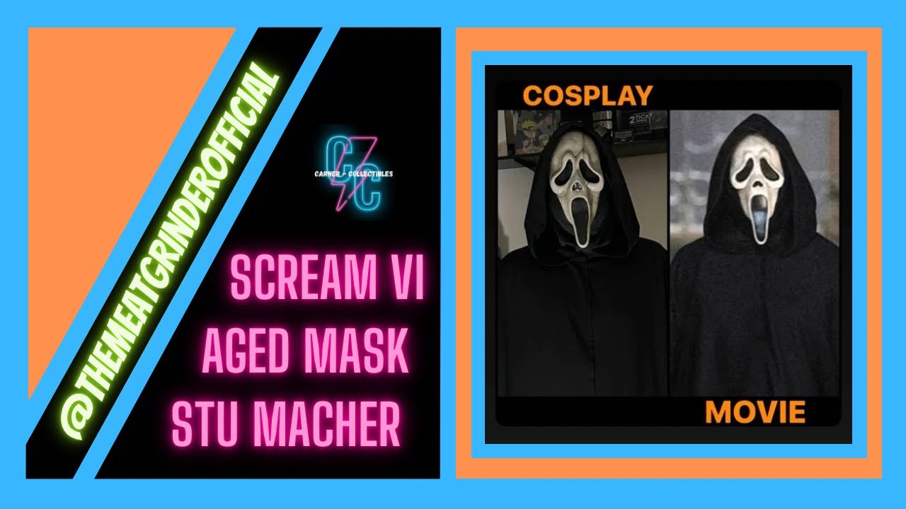 Scream VI Stu Macher Aged Mask (Unboxing) - YouTube