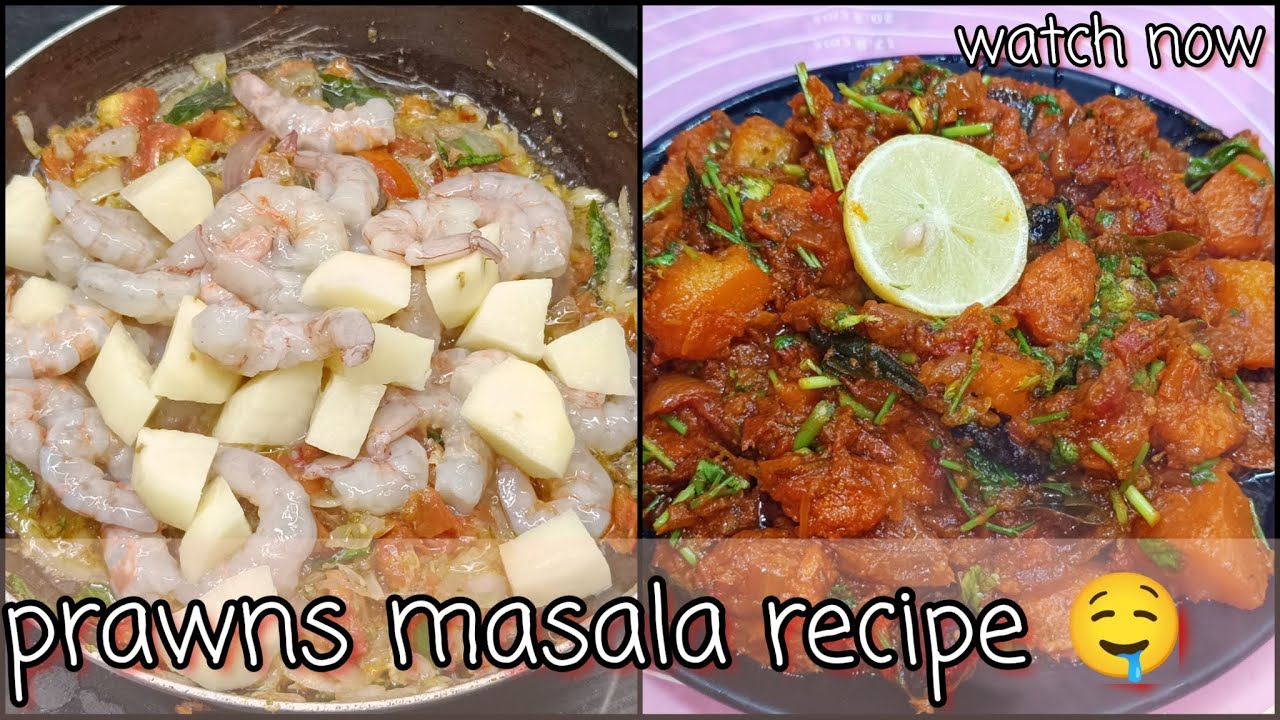Prawns Masala Recipe | Jhinga Masala | Best Seafood Recipe | Spicy And ...
