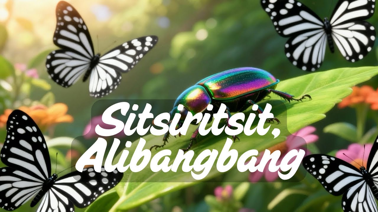 Sitsiritsit Alibangbang 🦋 | Filipino Folk Song for Children - YouTube