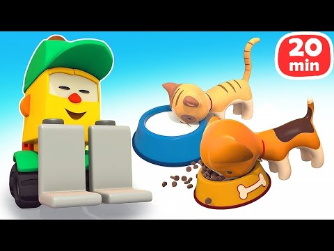 Çizgi film izle! Oyuncak arabalar ile Lifty’nin dükkanı! Oyuncak otobüs için yolcuları arıyoruz!