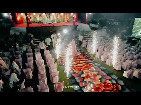 Reception Entry & Fireshow | Aman x Pooja | DRV Events