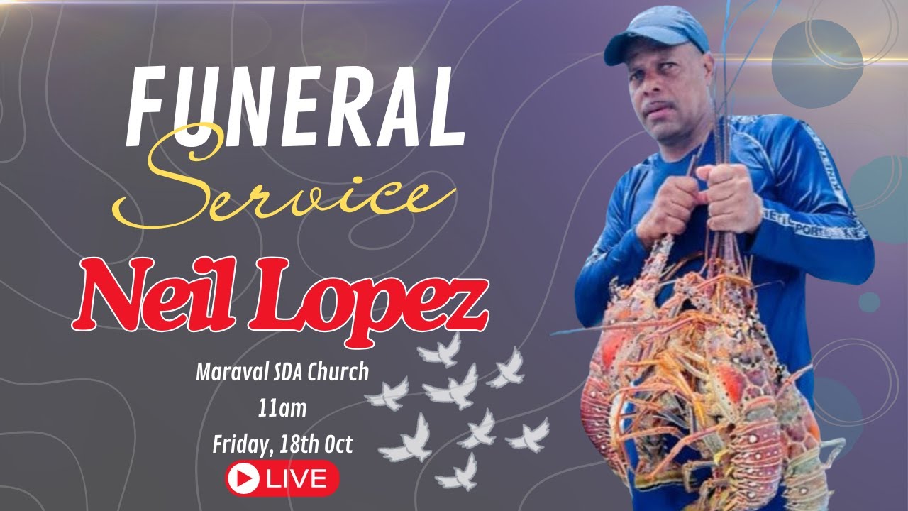 Funeral Service of the Late Neil Lopez - YouTube