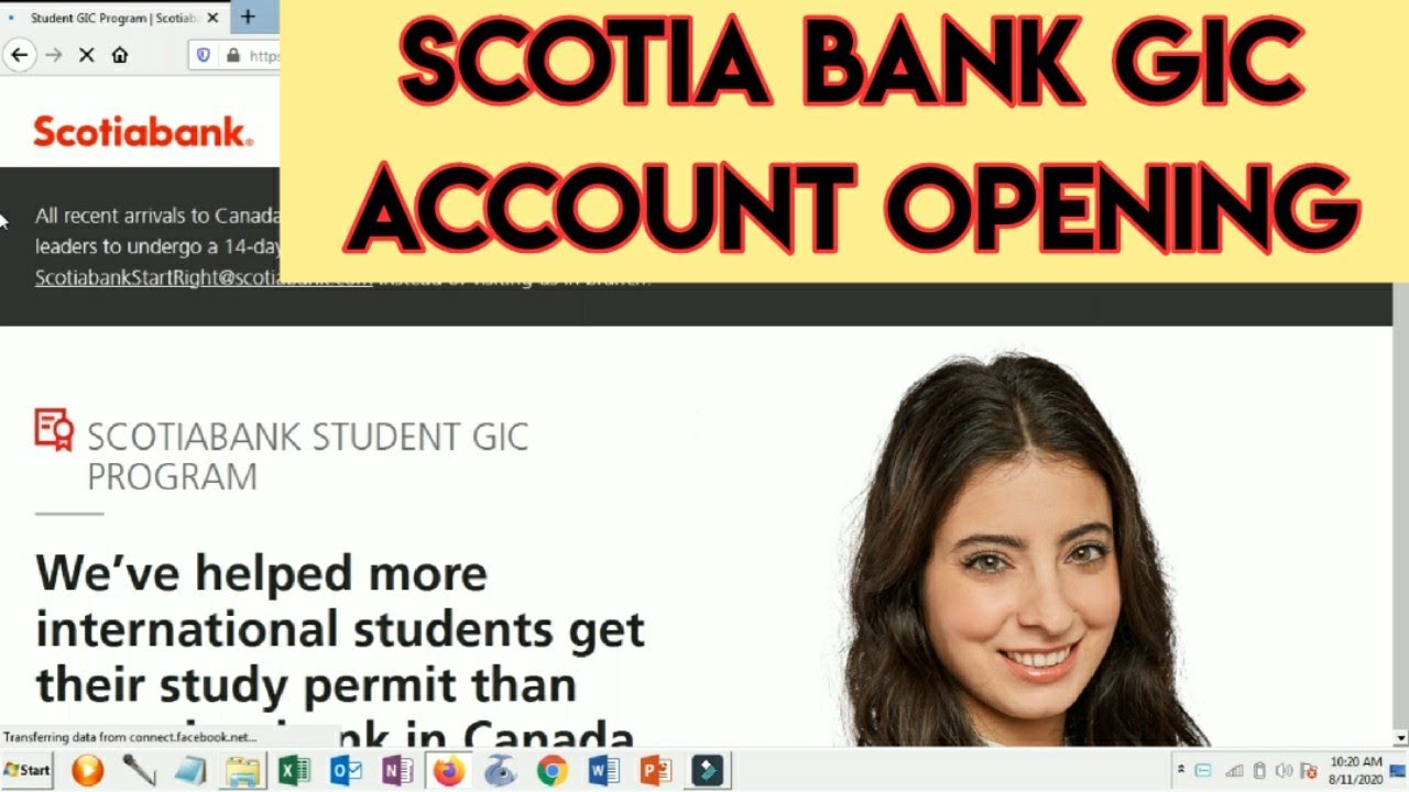 Scotia Bank GIC account Opening Online Procedure In detail - YouTube