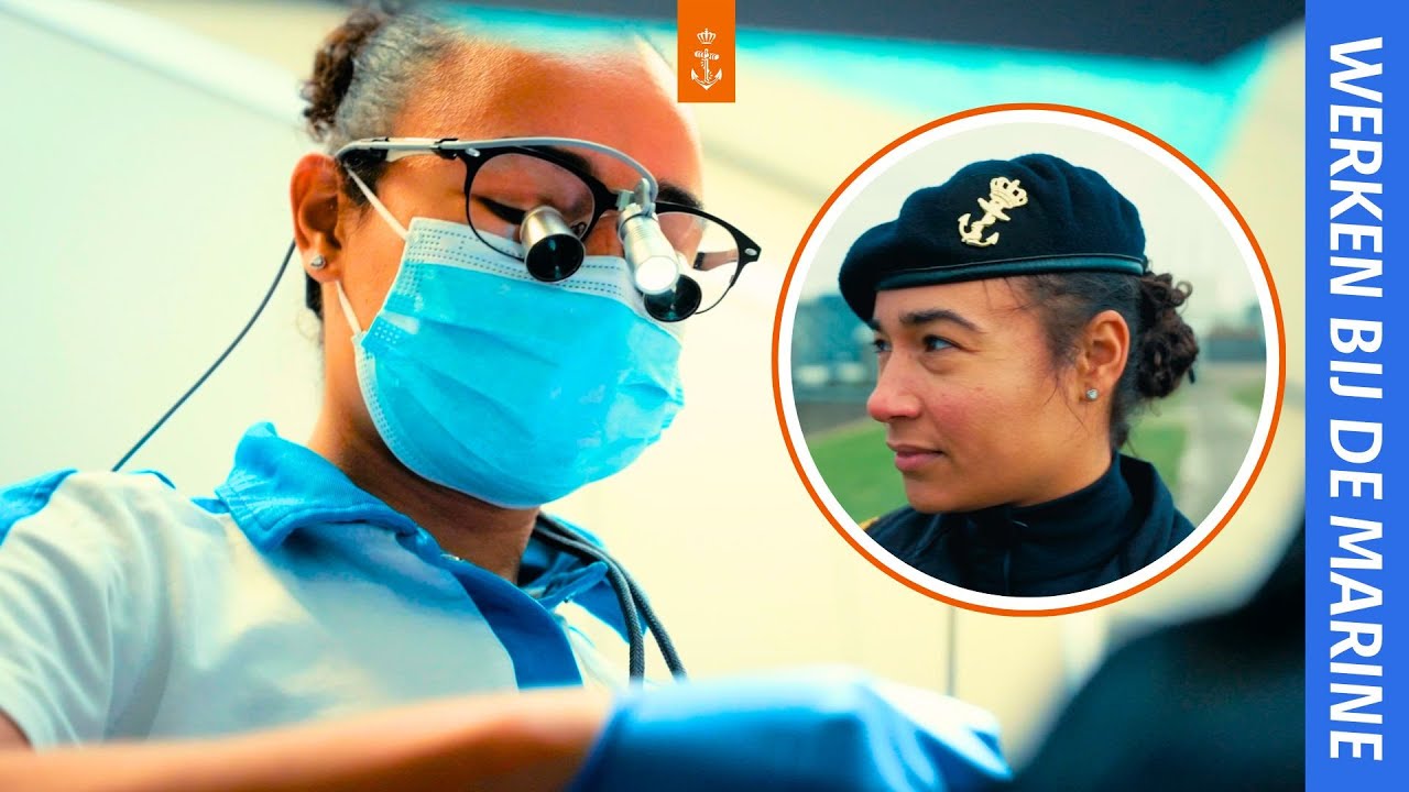 Officier Tandarts Franka | WERKEN BIJ DE MARINE⚓ - YouTube