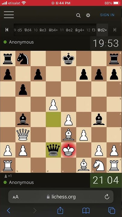 Chess win in lichess - YouTube