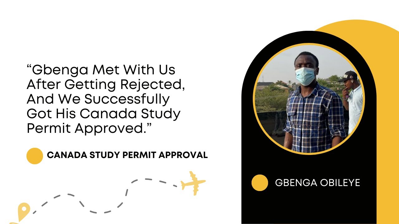 Canada Study Visa Testimonial | Gbenga Obileye #students #flylifecanada ...