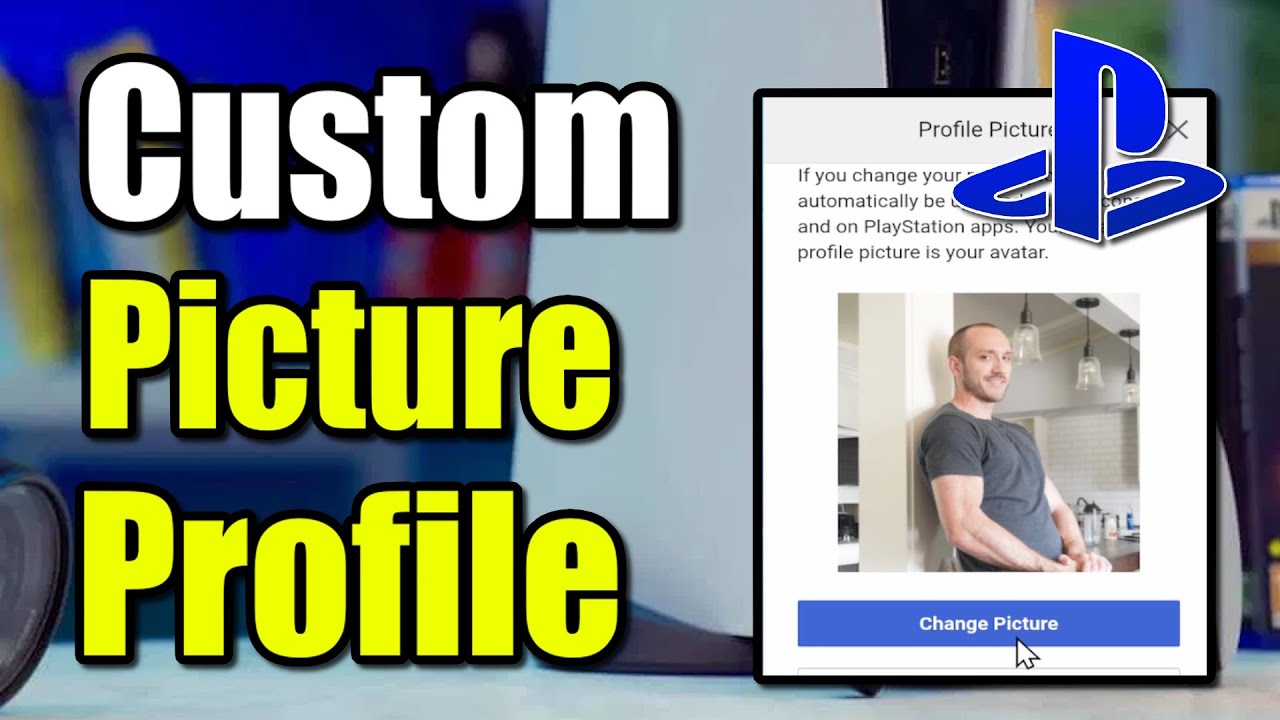 How to use a CUSTOM Picture for PROFILE on PS5 Account with Phone App ...